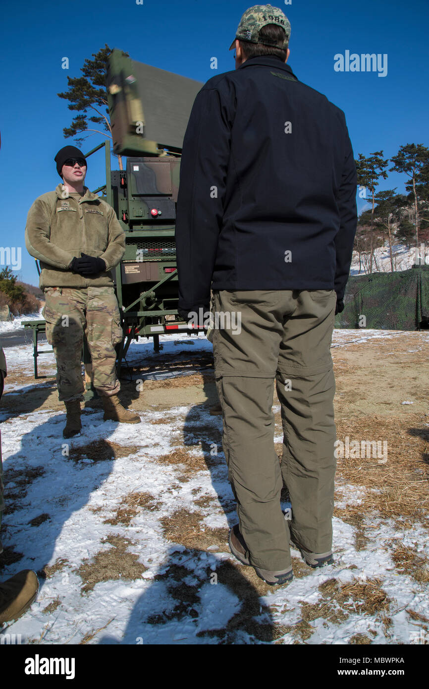 A Soldier with Combined Task Force Defender, 35th Air Defense Artillery ...