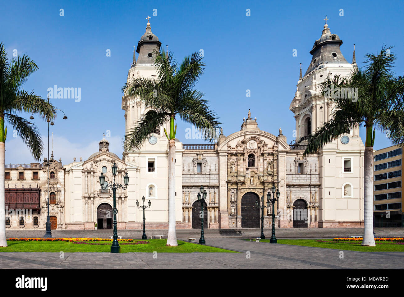 The Basilica Cathedral of Lima is a Roman Catholic cathedral located in ...