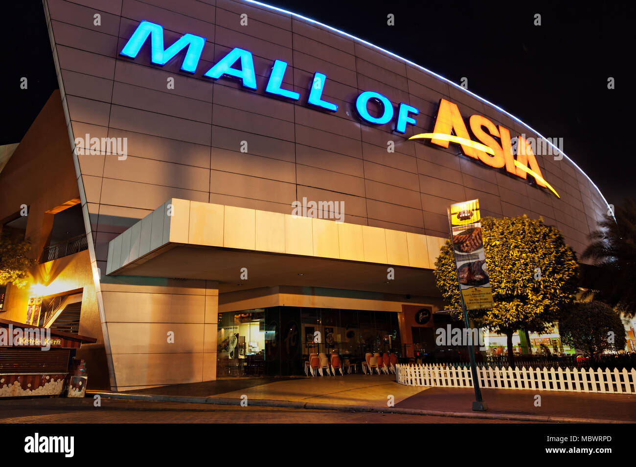 MANILA, PHILIPPINES - FEBRUARY 23: SM Mall of Asia (MOA) is a 2nd ...