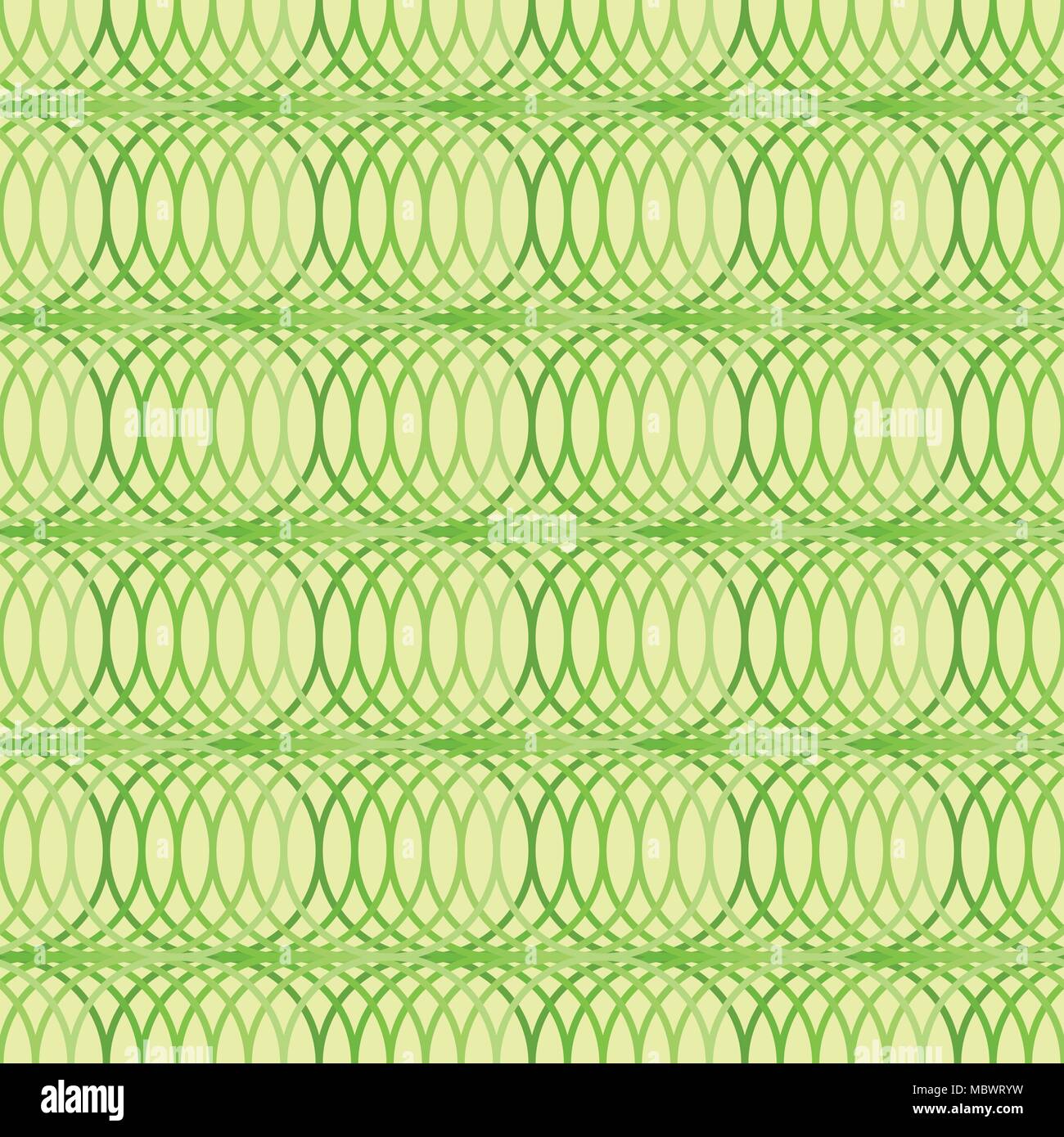 Seamless geometric pattern, green circle abstract background, universal ...