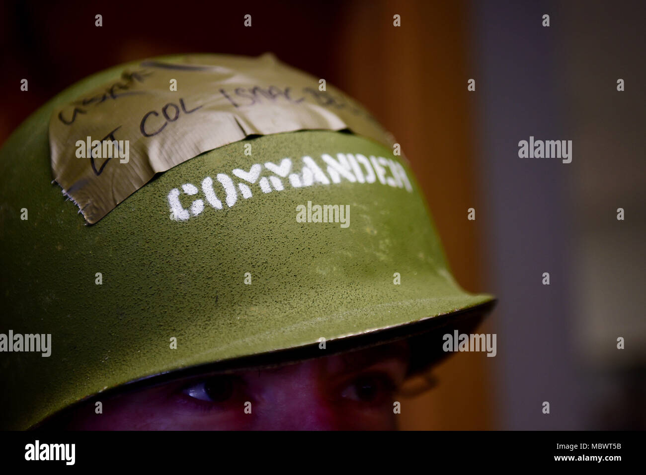 U.S. Air Force Lt. Col. Isaac Bell, the commanding officer of the 335th ...