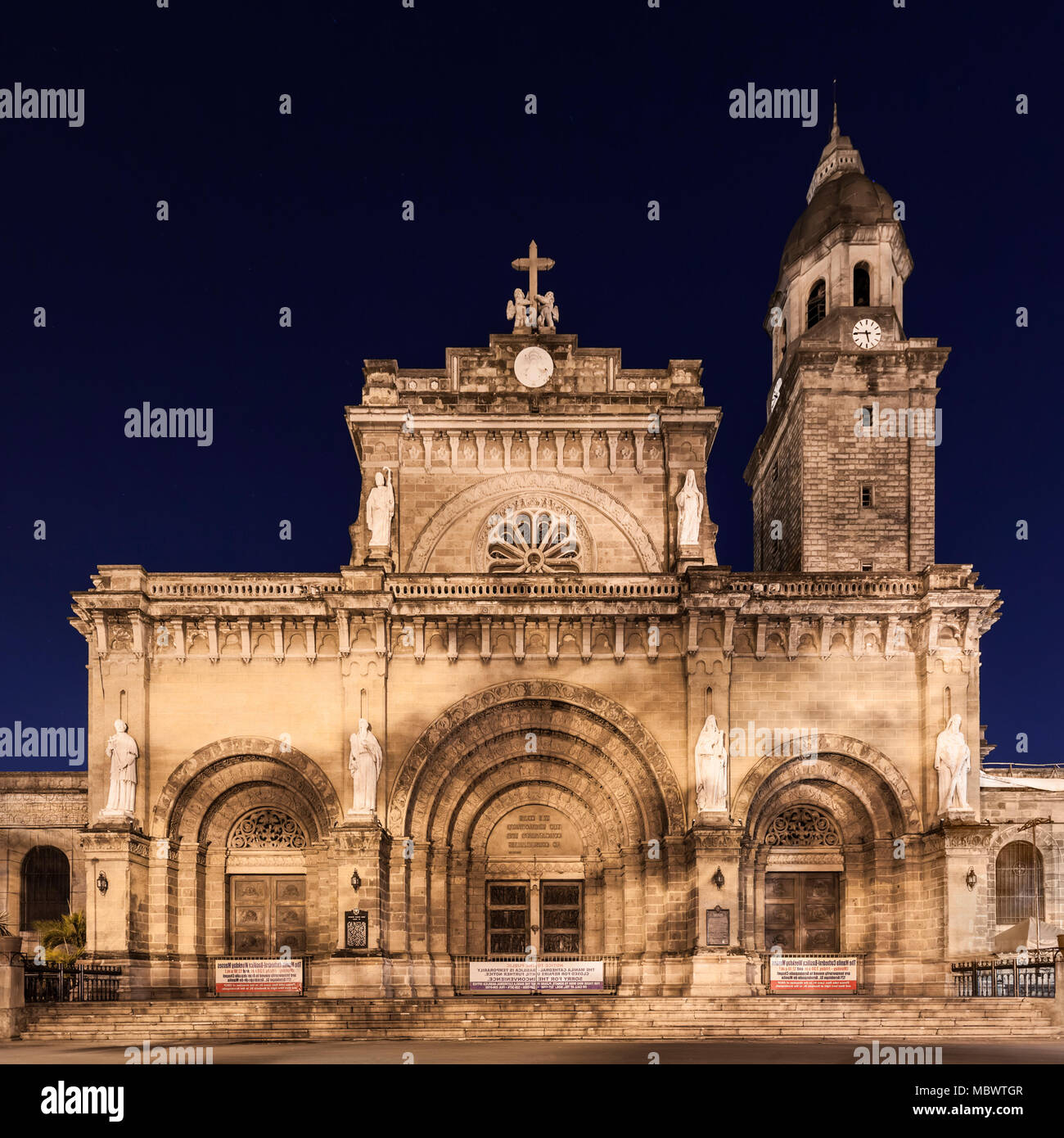 Manila Cathedral, Intramuros, Manila, Philippines Stock Photo - Alamy