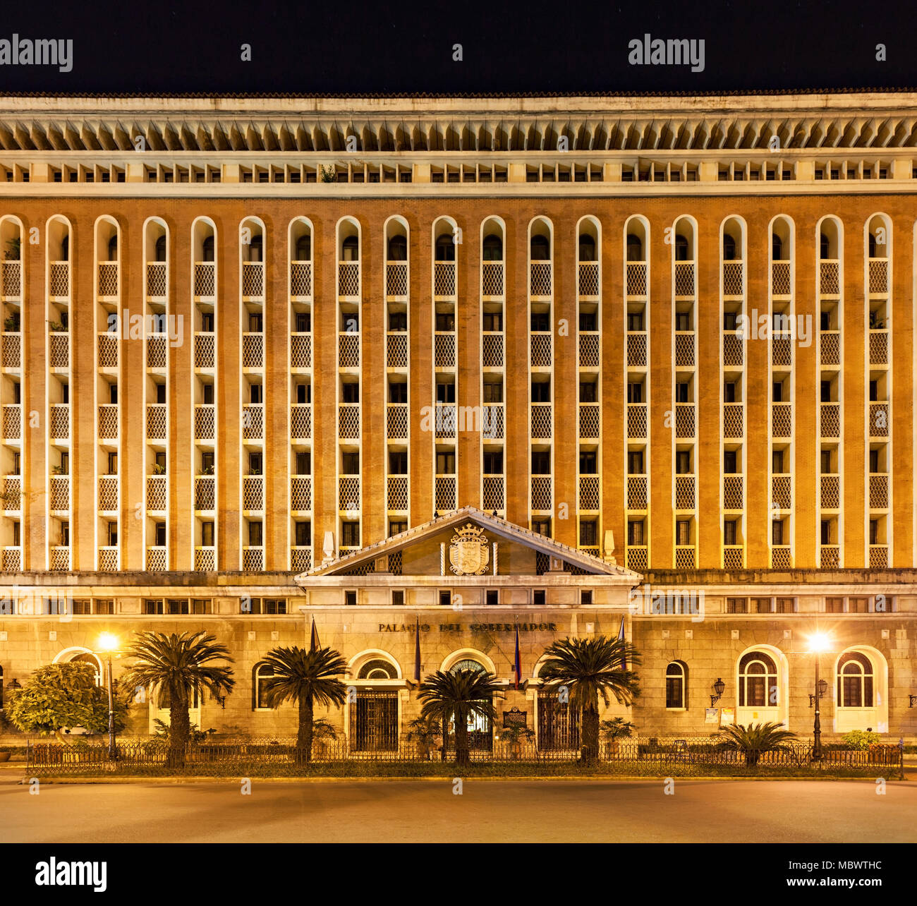 MANILA, PHILIPPINES - MARCH 16: Palacio del Gobernador in Intramuros on ...