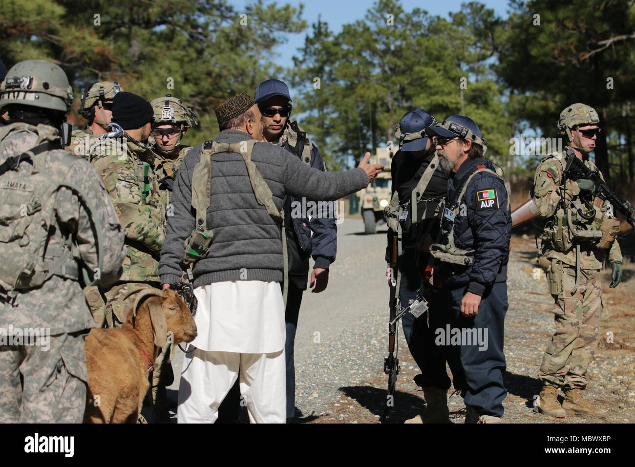 Soldiers with the 1st Security Force Assistance Brigade work with the ...