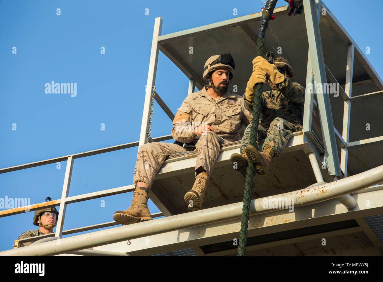 U.S. Marines with Special Purpose Marine Air-Ground Task Force-Crisis ...