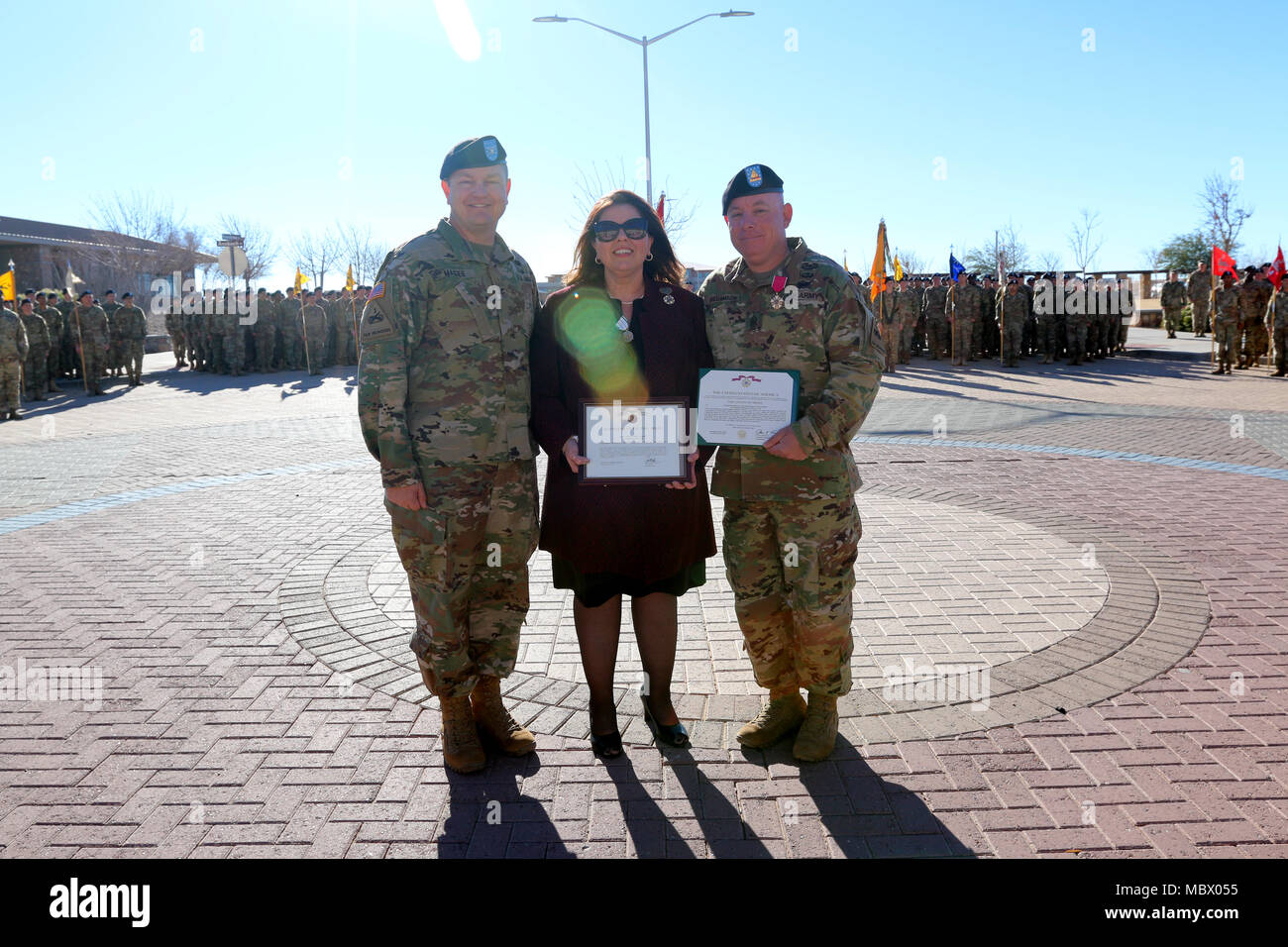 Command Sgt. Maj. Michael Williamson, outgoing senior enlisted adviser ...