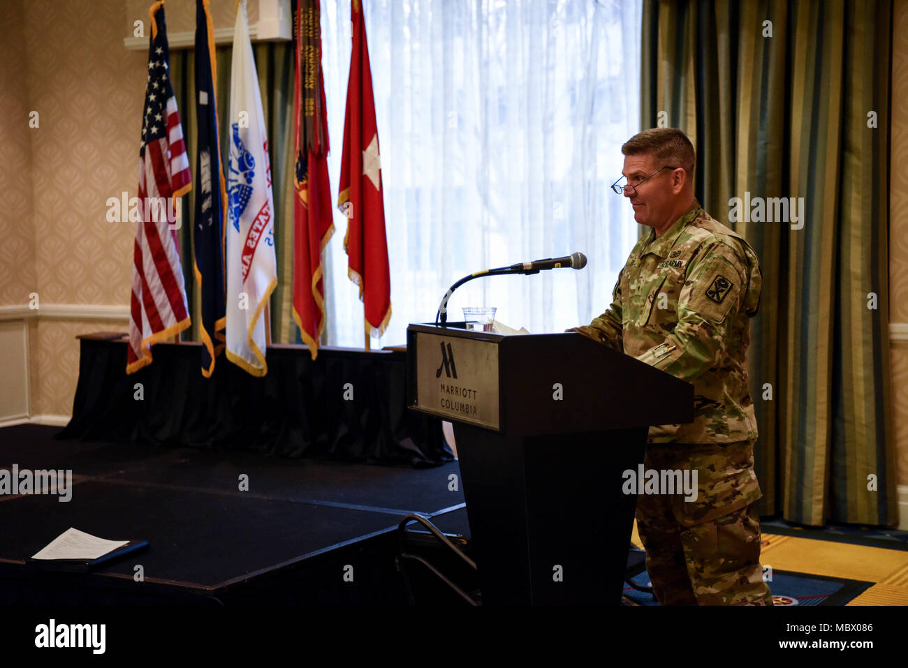 U.S. Army Brig. Gen. Frank Rice, deputy commander for the 263rd Army ...