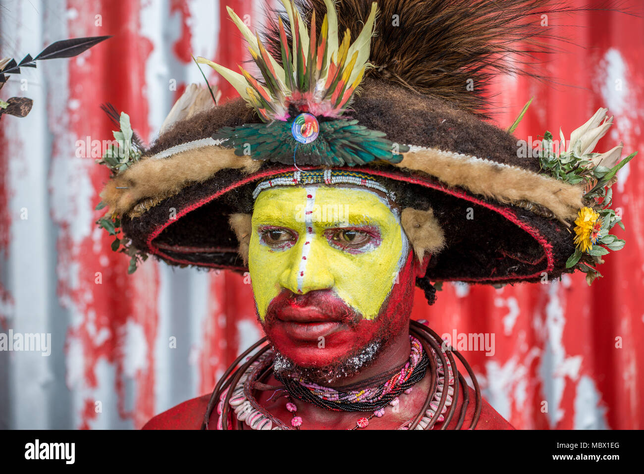 Huli wigman tribal hi-res stock photography and images - Alamy