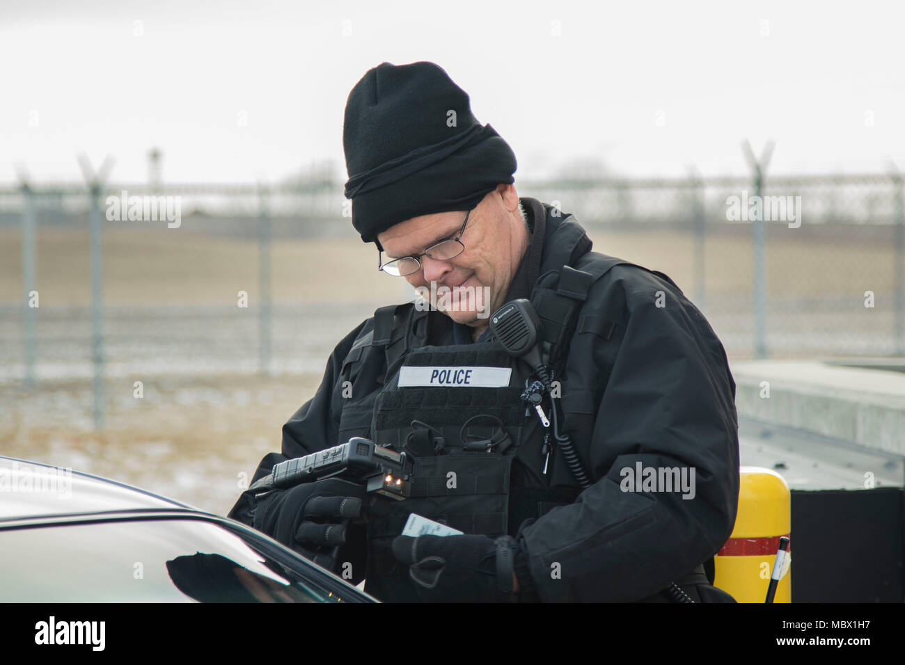 Bryan Philippi, a military security specialist with the Nebraska ...