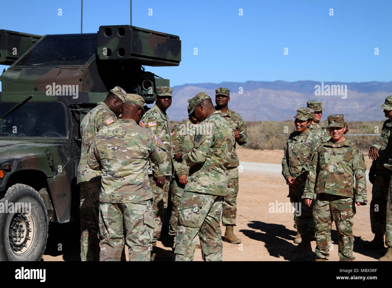 U.S. Army Soldiers in the 2-263rd Air Defense Artillery and 678th Air ...