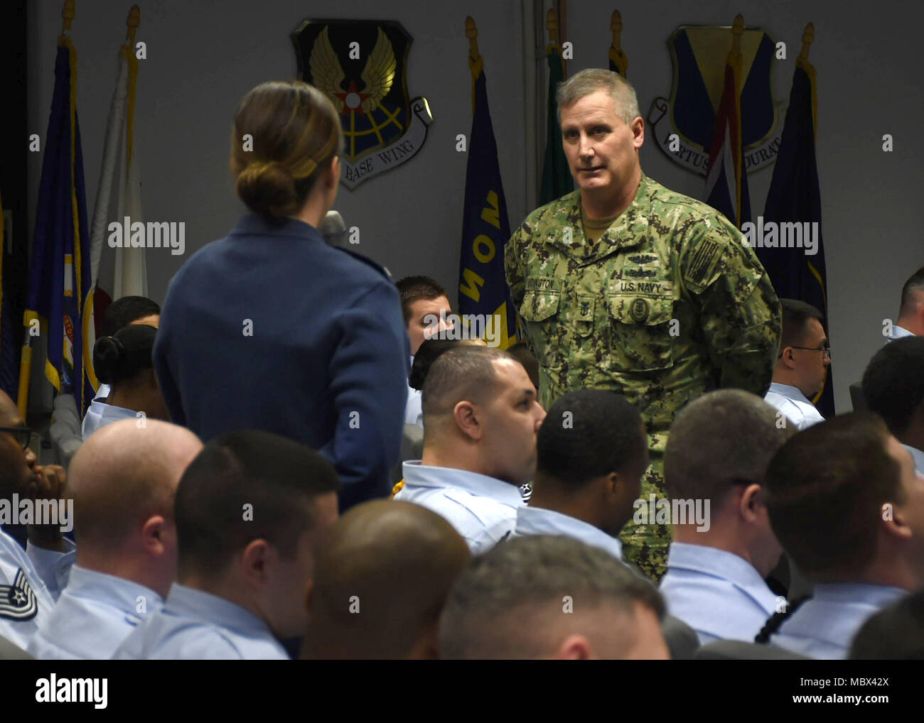 Fleet Master Chief Crispian Addington, U.S. European Command Senior ...