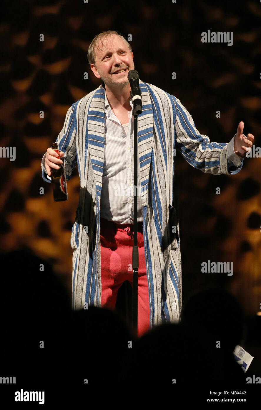 11 April 2018, Germany, Hamburg: "Dittsche" alias Comedian Olli ...