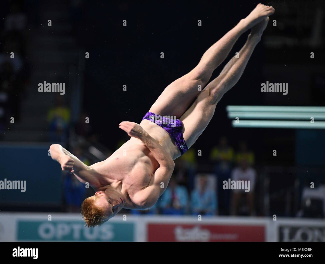 Queensland, Australia. 11th April, 2018. James HEATLY (SCO). Diving ...