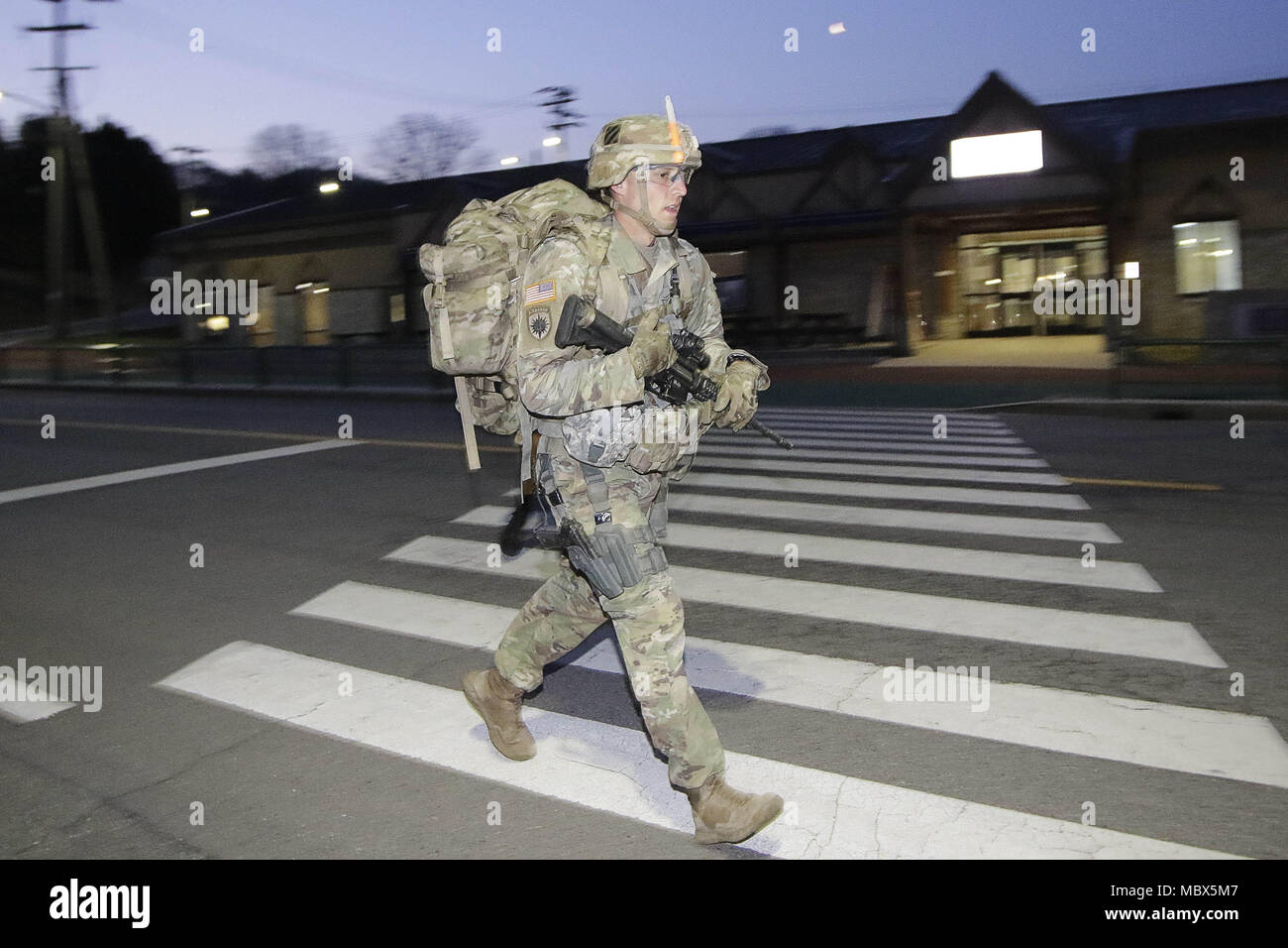 Dongducheon, GYEONGGI, SOUTH KOREA. 12th Apr, 2018. April 12, 2018-Camp ...