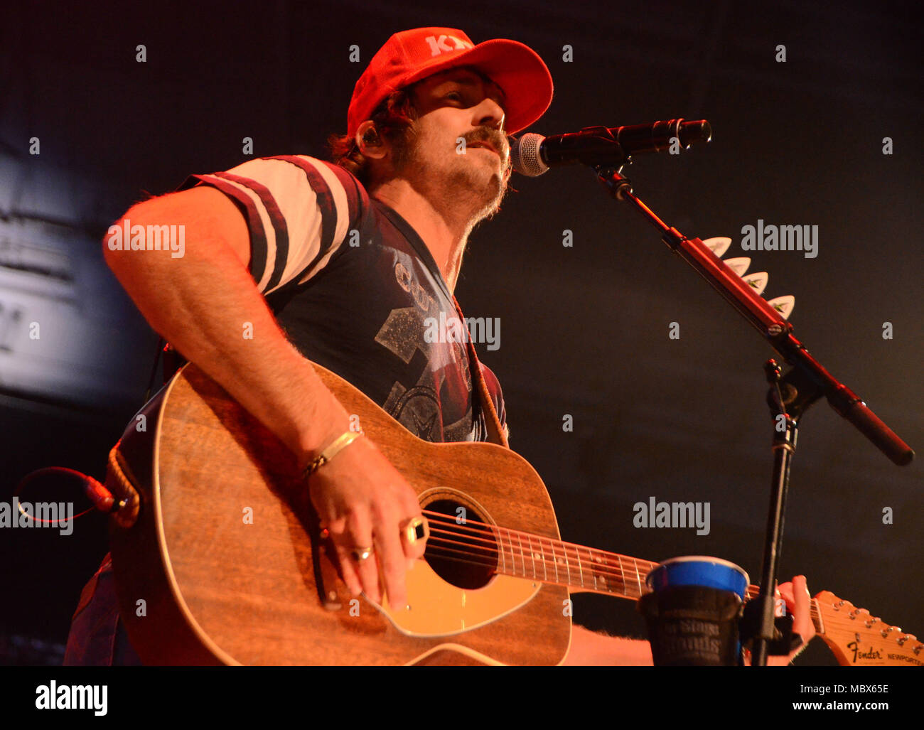 Milwaukee, Wisconsin, USA. 6th Apr, 2018. Lead singer Mark Wystrach of ...