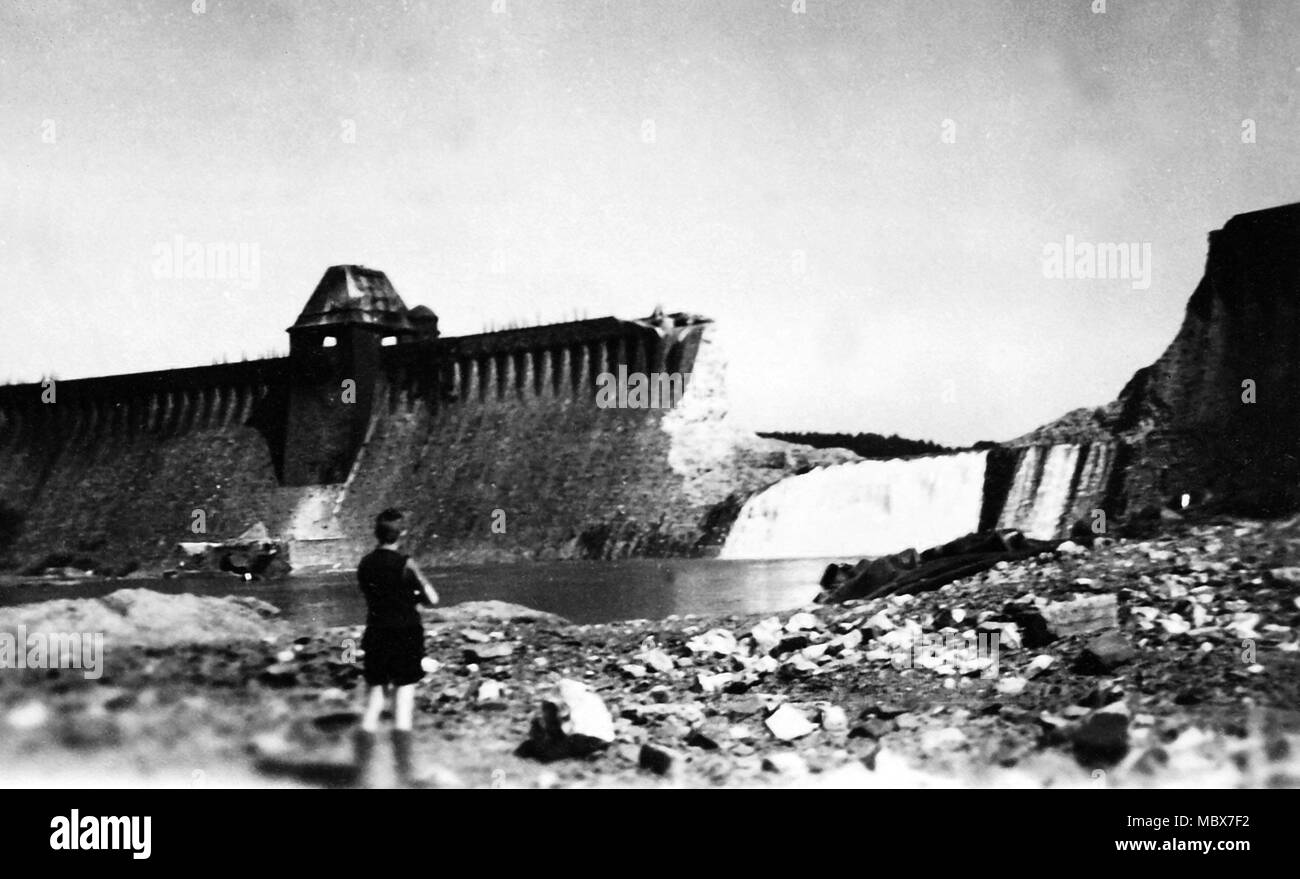 Dam of the ruhr Black and White Stock Photos & Images - Alamy