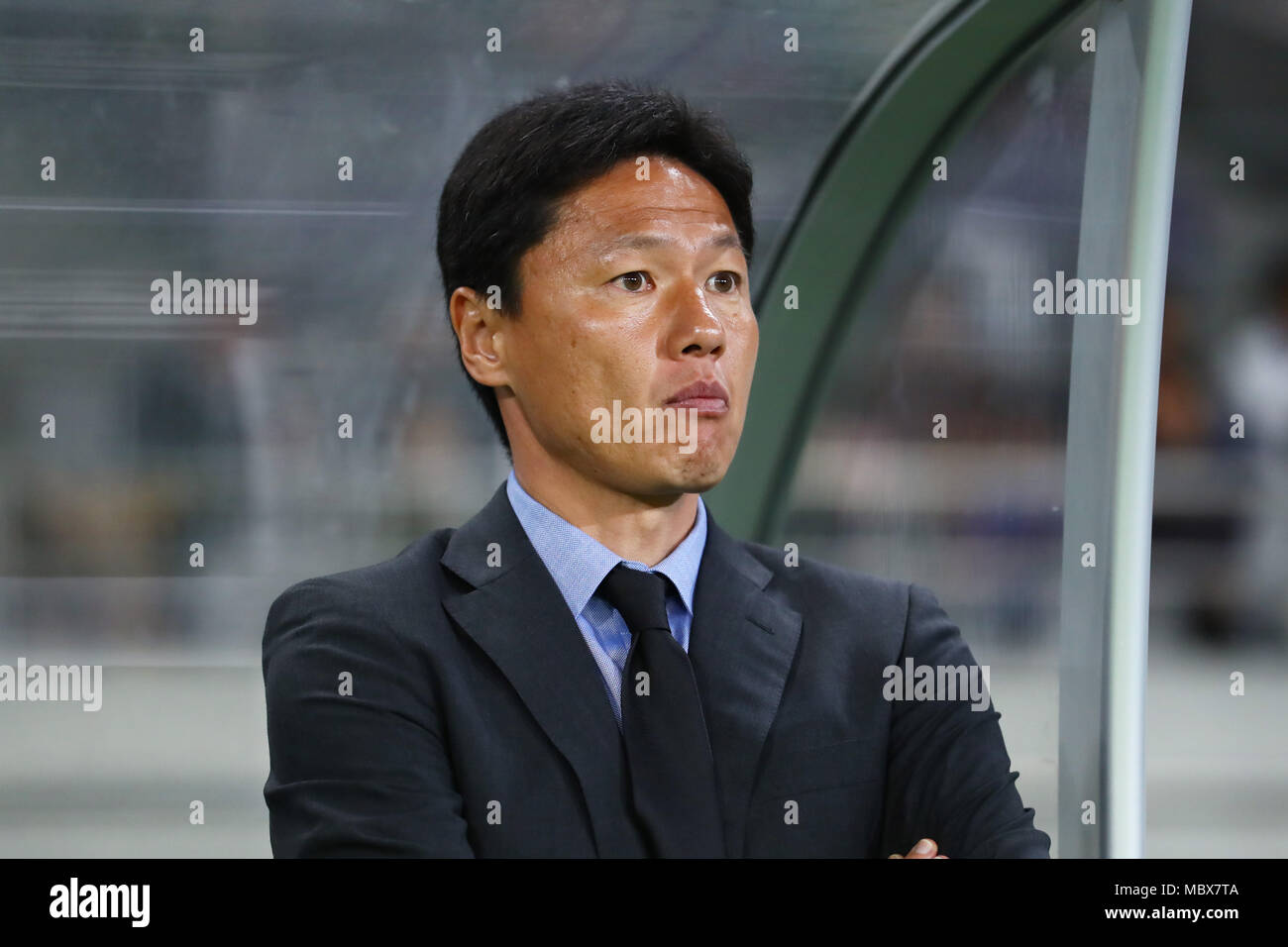 Ajinomoto Stadium, Tokyo, Japan. 11th Apr, 2018. Go Oiwa (Antlers ...