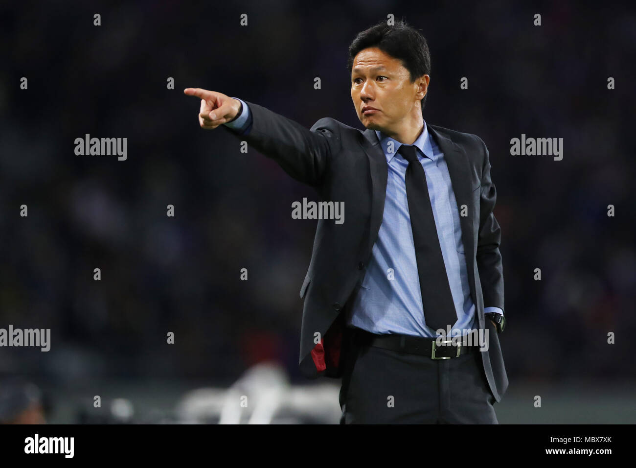 Ajinomoto Stadium, Tokyo, Japan. 11th Apr, 2018. Go Oiwa (Antlers ...