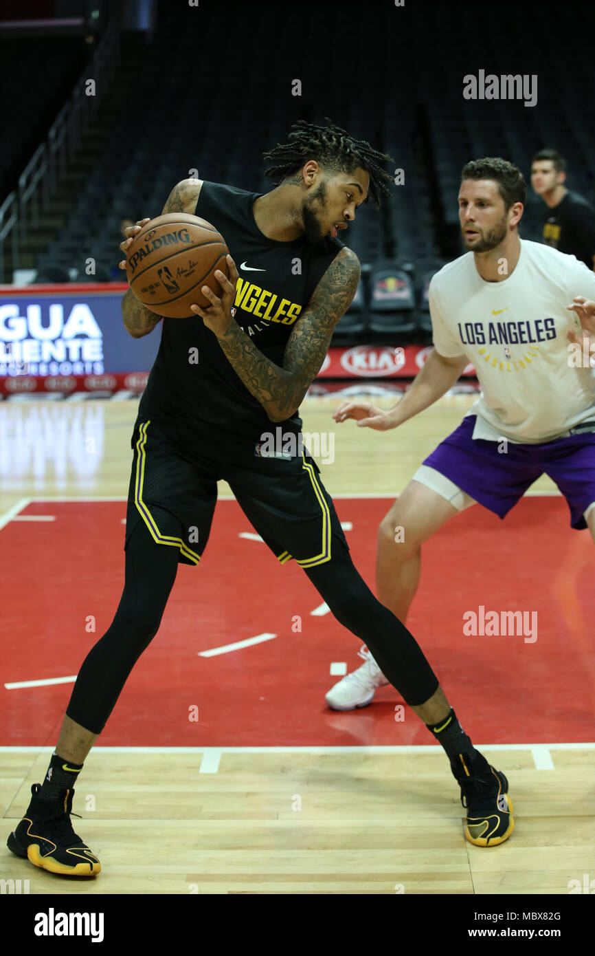 Los Angeles, CA, USA. 11th Apr, 2018. Los Angeles Lakers forward ...