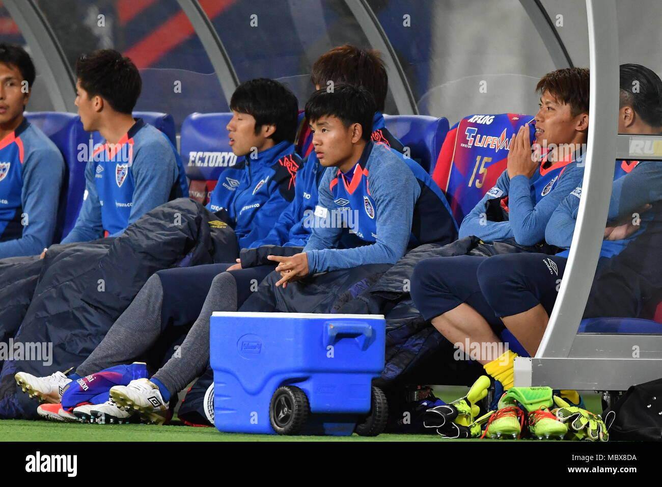 Tokyo, Japan. 11th Apr, 2018. Takefusa Kubo (FC Tokyo) Football/Soccer ...