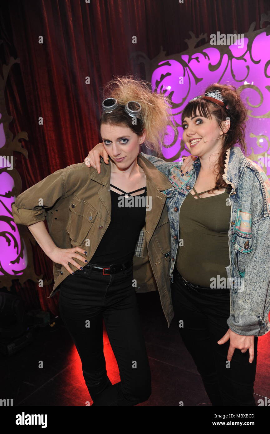 11 April 2018 Germany Cologne Swiss Comedy Duo 9 Volt Featuring Nelly Jane Mumford And Lea
