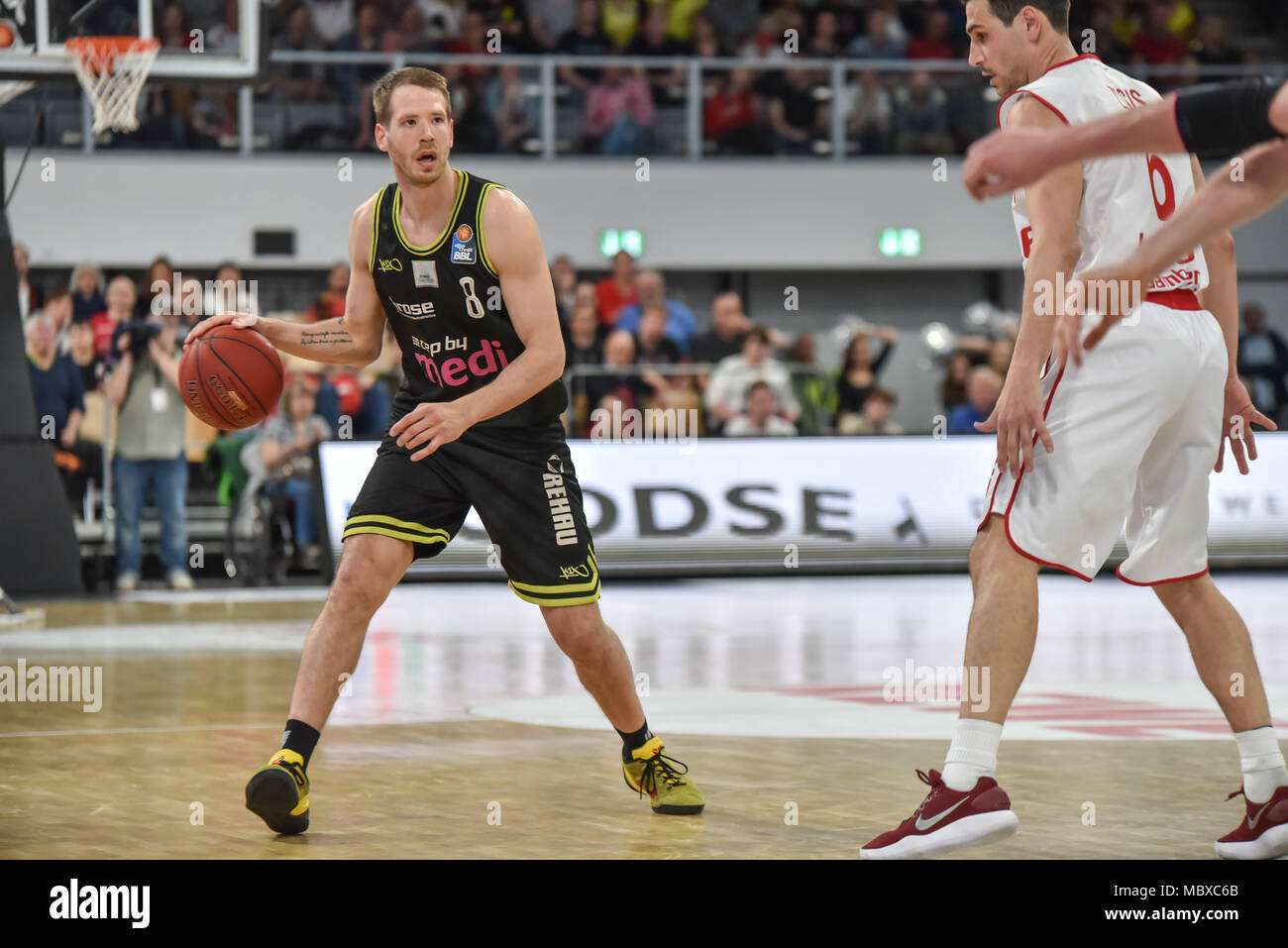 Germany, Bamberg, Brose Arena - 11 April 2018 - Basketball, 1 ...