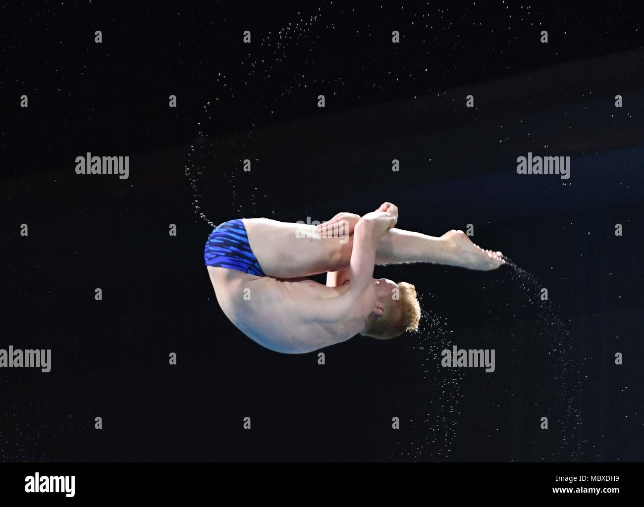 Gold Coast, Queensland, Australia. 12th April, 2018. James Heatly (SCO ...