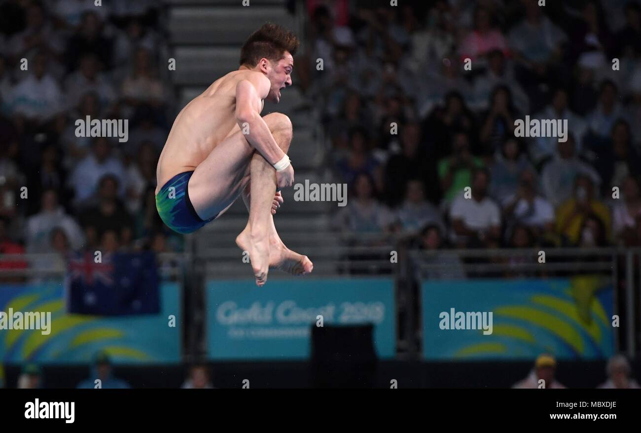 Gold Coast, Queensland, Australia. 12th April, 2018. James Connor (AUS ...