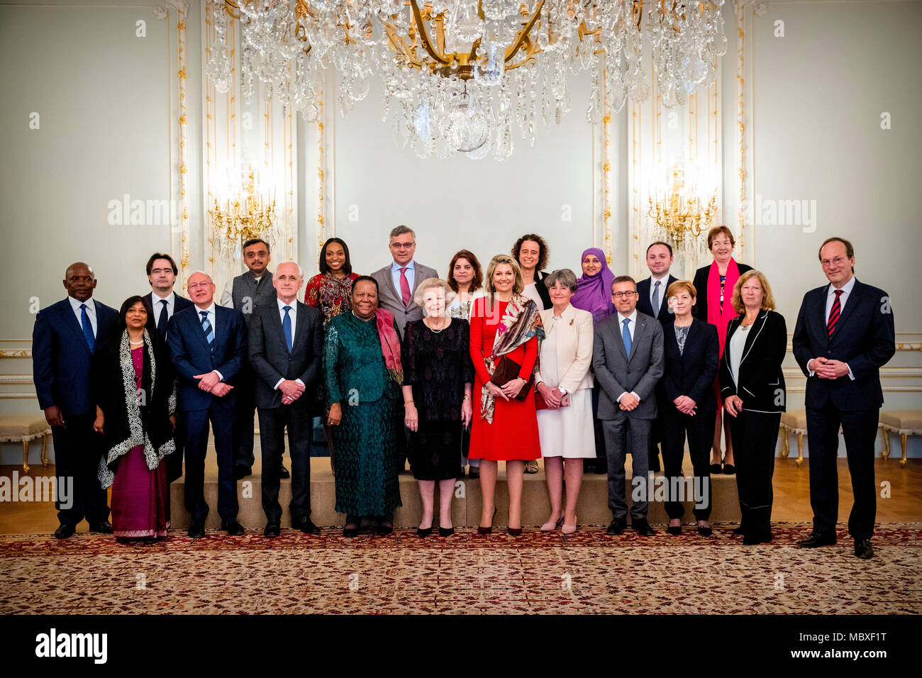 The Hague, The Netherlands. 12th Apr, 2018. Queen Maxima of The ...