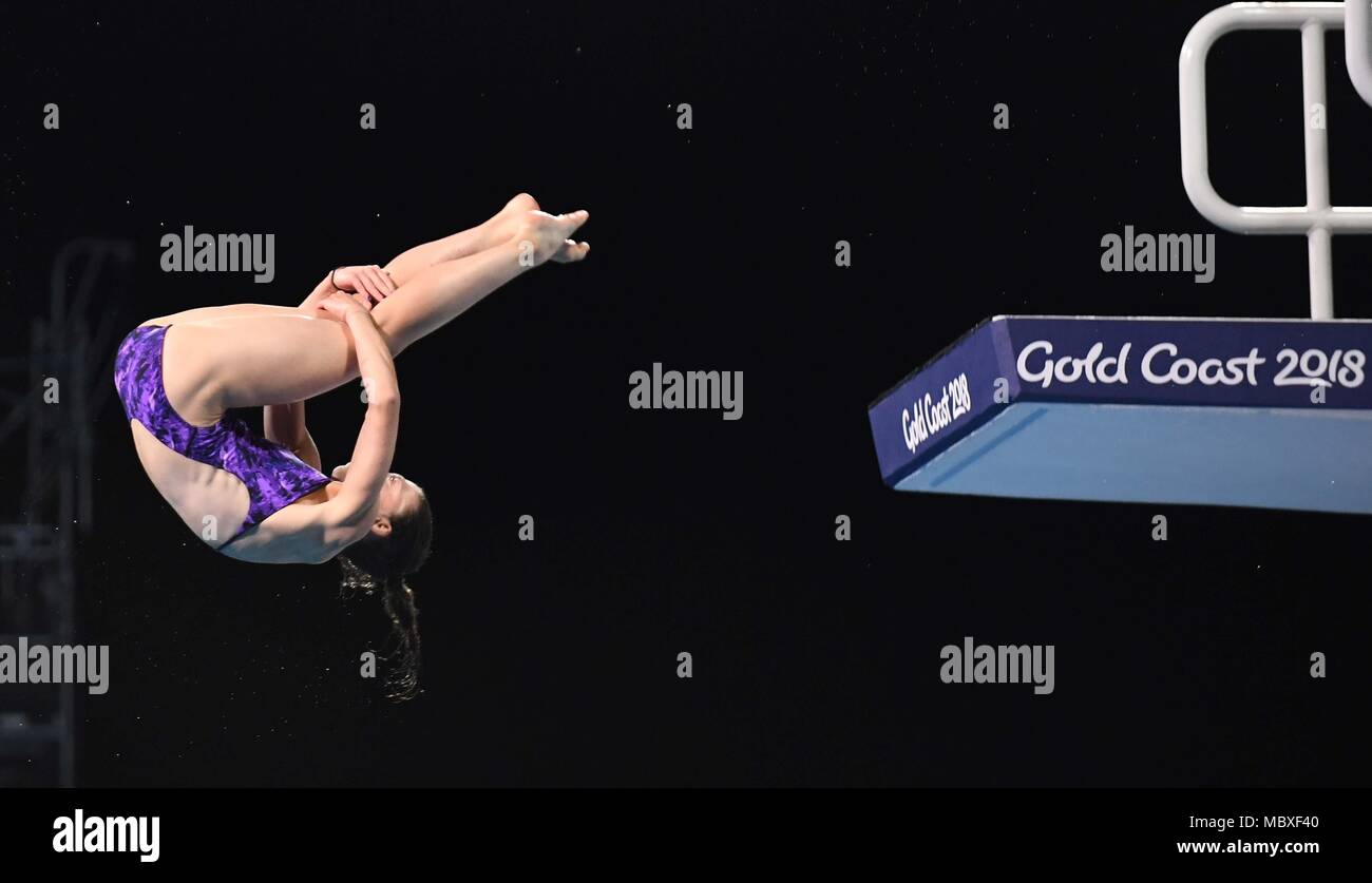 Queensland, Australia. 12th Apr, 2018. Gemma McArthur (SCO). Womens 10m ...
