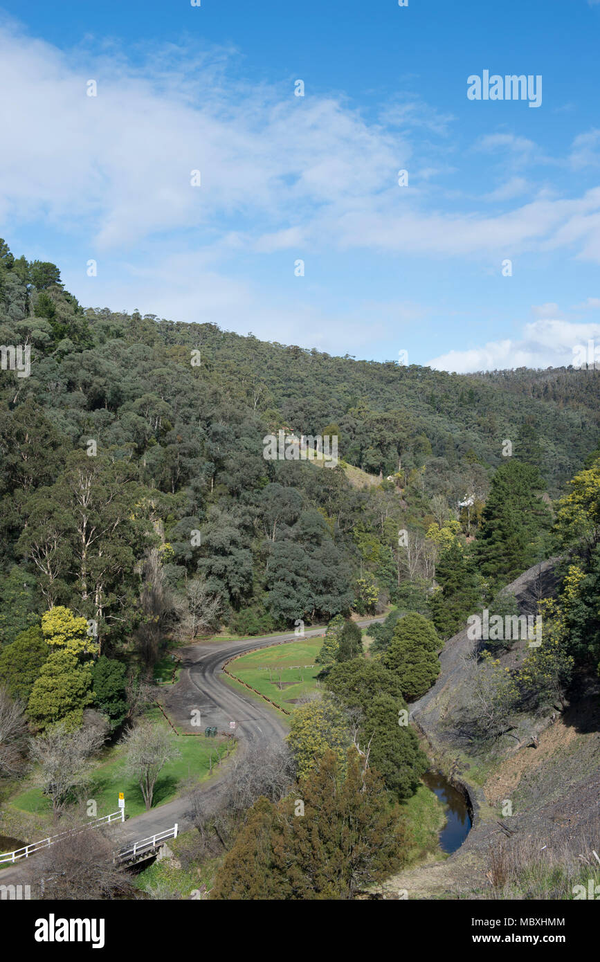 The road into Walhalla, a beautifully preserved historic town in ...
