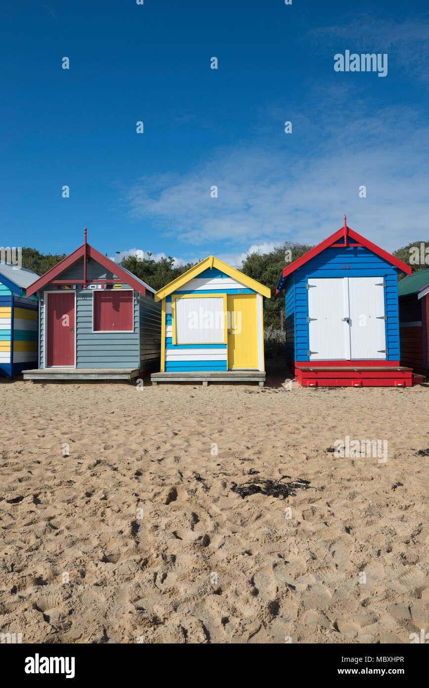 Brighton Beach Huts, Melbourne, Victoria, Australia Stock Photo - Alamy
