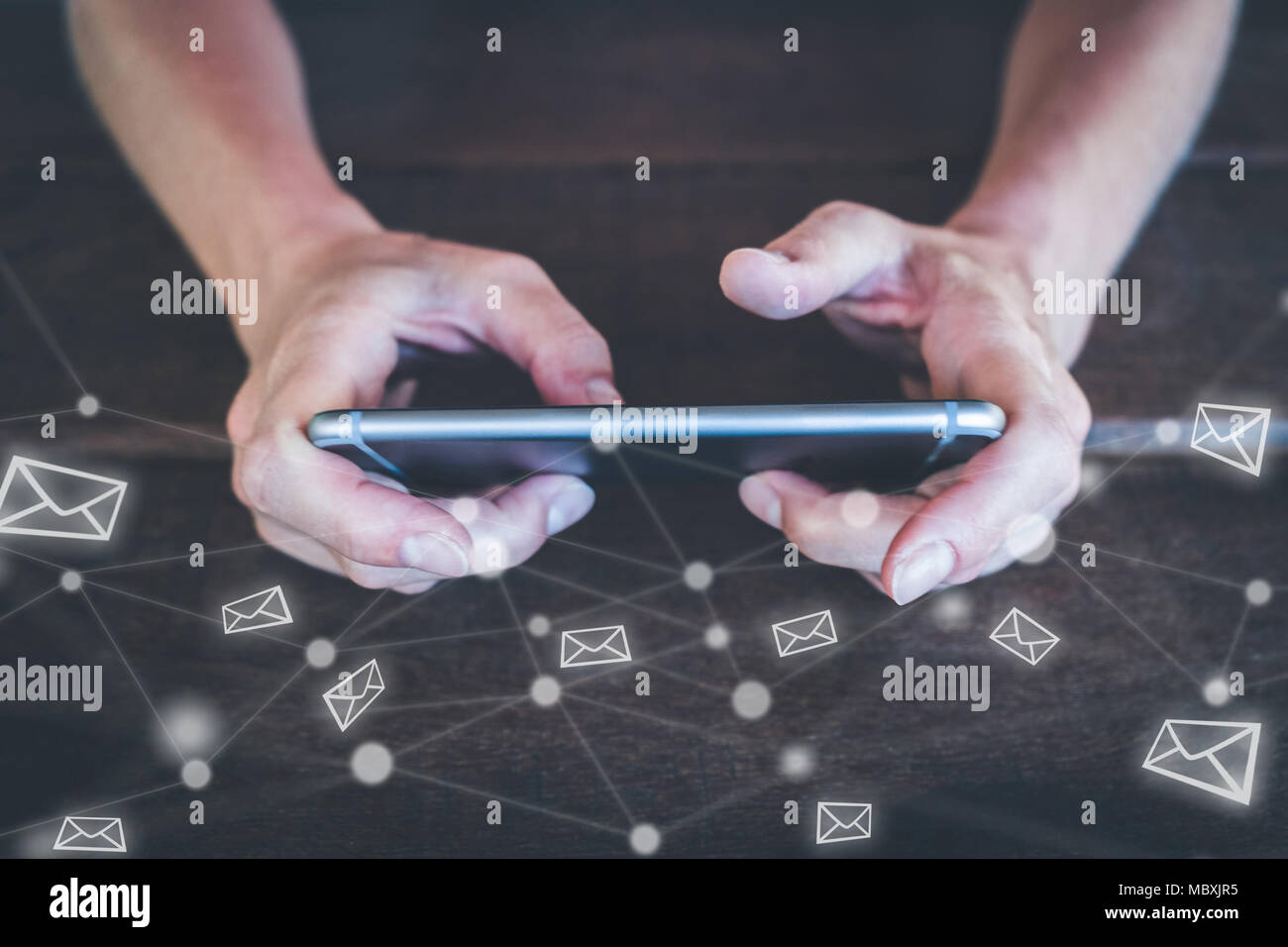 Mobile illustration hi-res stock photography and images - Alamy