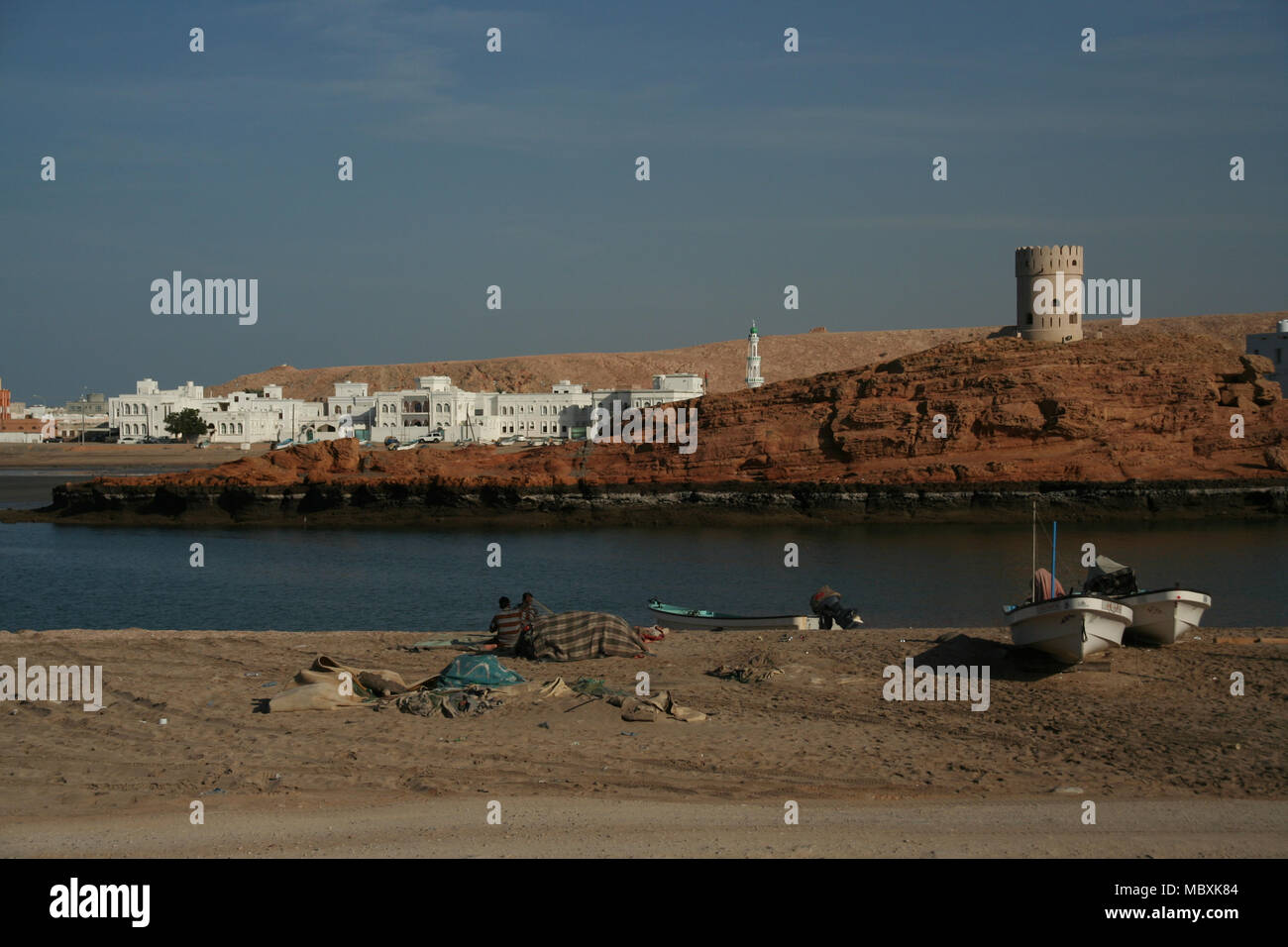 Sur Harbour, southern Oman Stock Photo - Alamy
