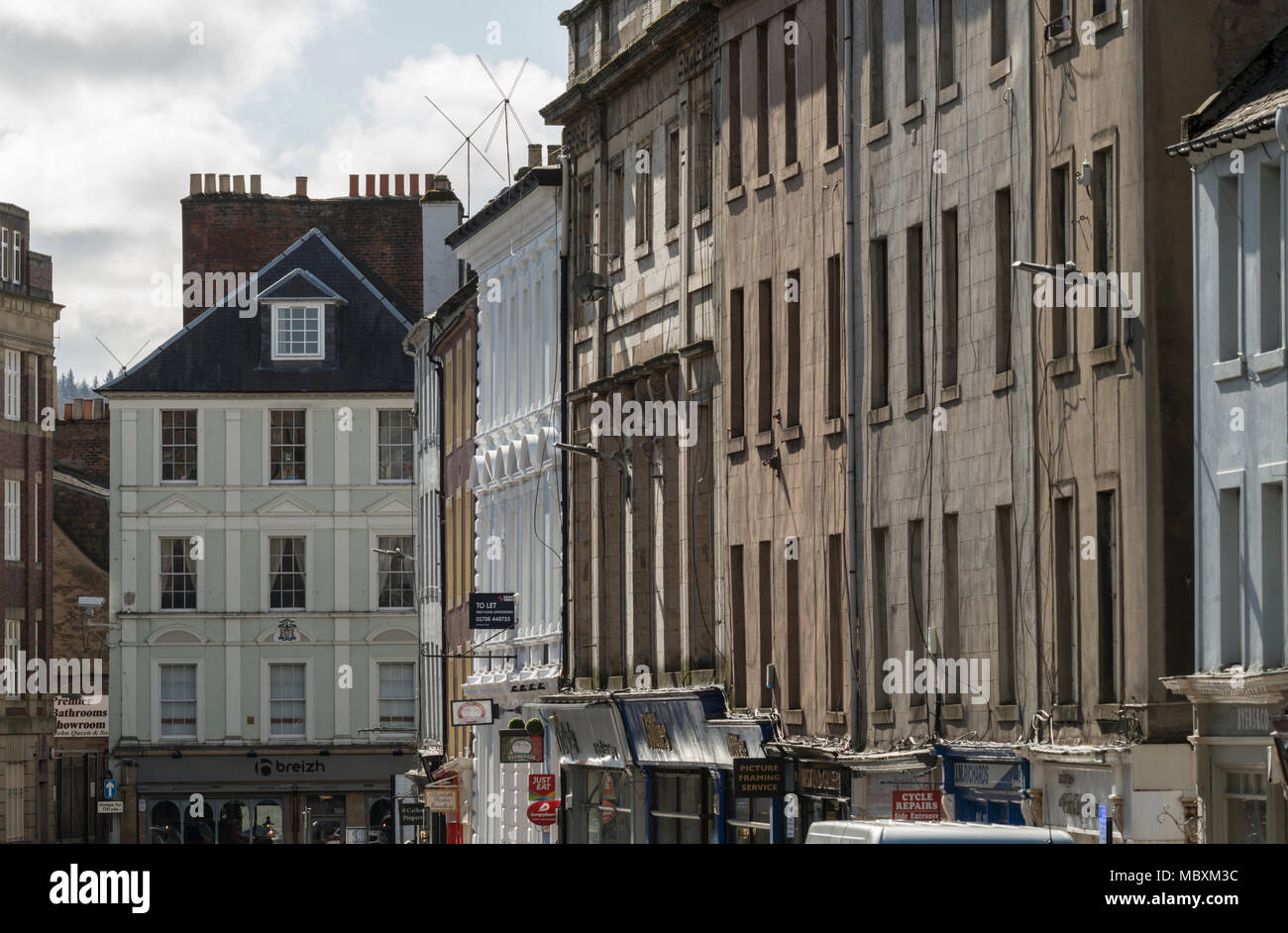 Examples of Georgian architecture in Perth, Scotland,UK Stock Photo - Alamy