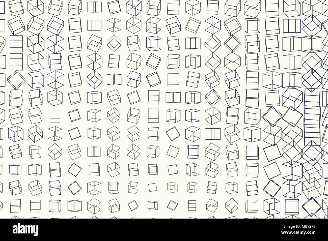 Abstract conceptual square, rectangle pattern. Good for web page, graphic design, catalog ...