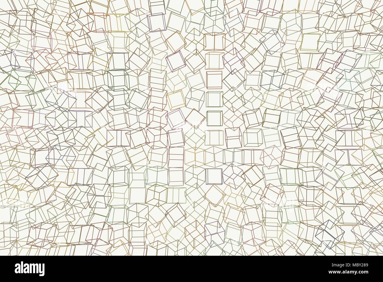 Background Abstract Square Rectangle Pattern For Design 3d Perspective View Style Of Mosaic