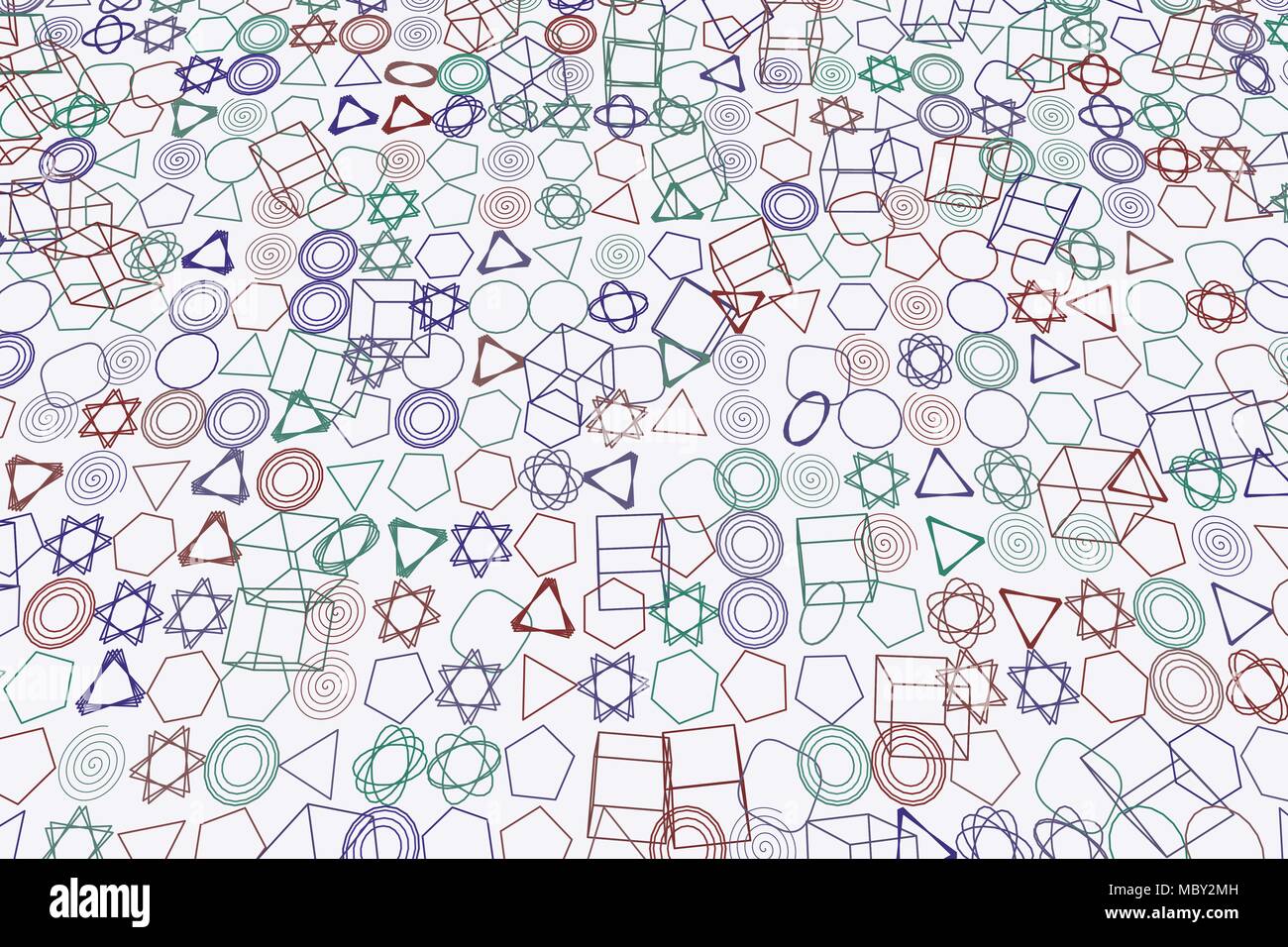 Abstract colored mixed shape pattern. Good for web page, wallpaper ...