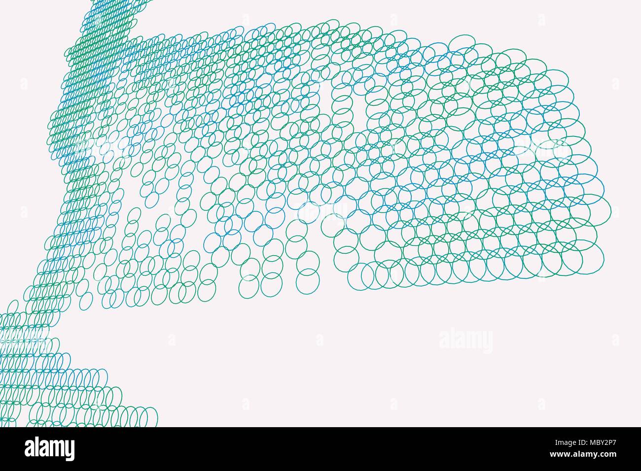 Conceptual Background Circles Bubbles Sphere Or Ellipses Pattern For Design 3d Perspective