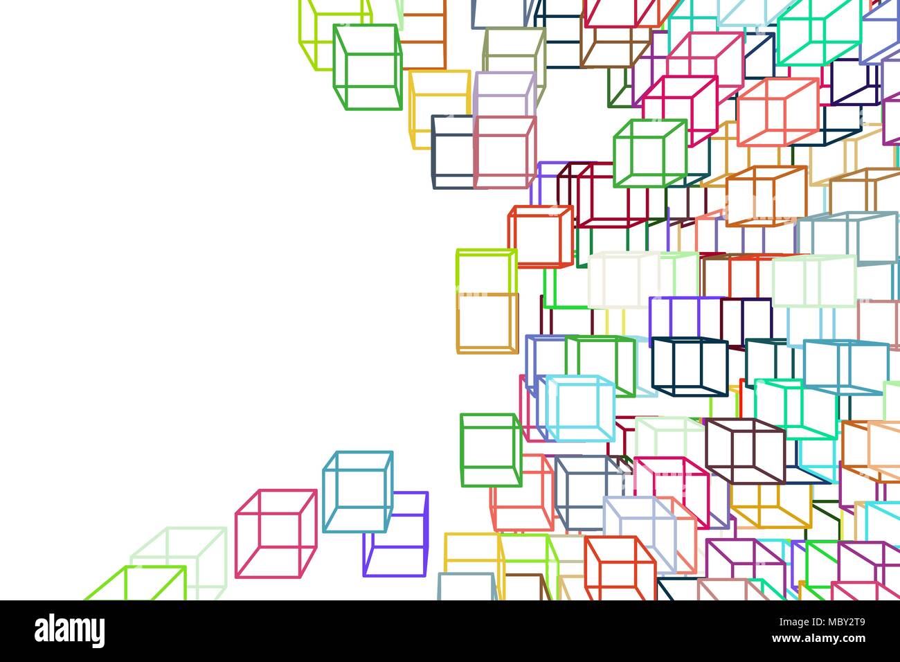 Conceptual Background Square Rectangle Pattern For Design 3d