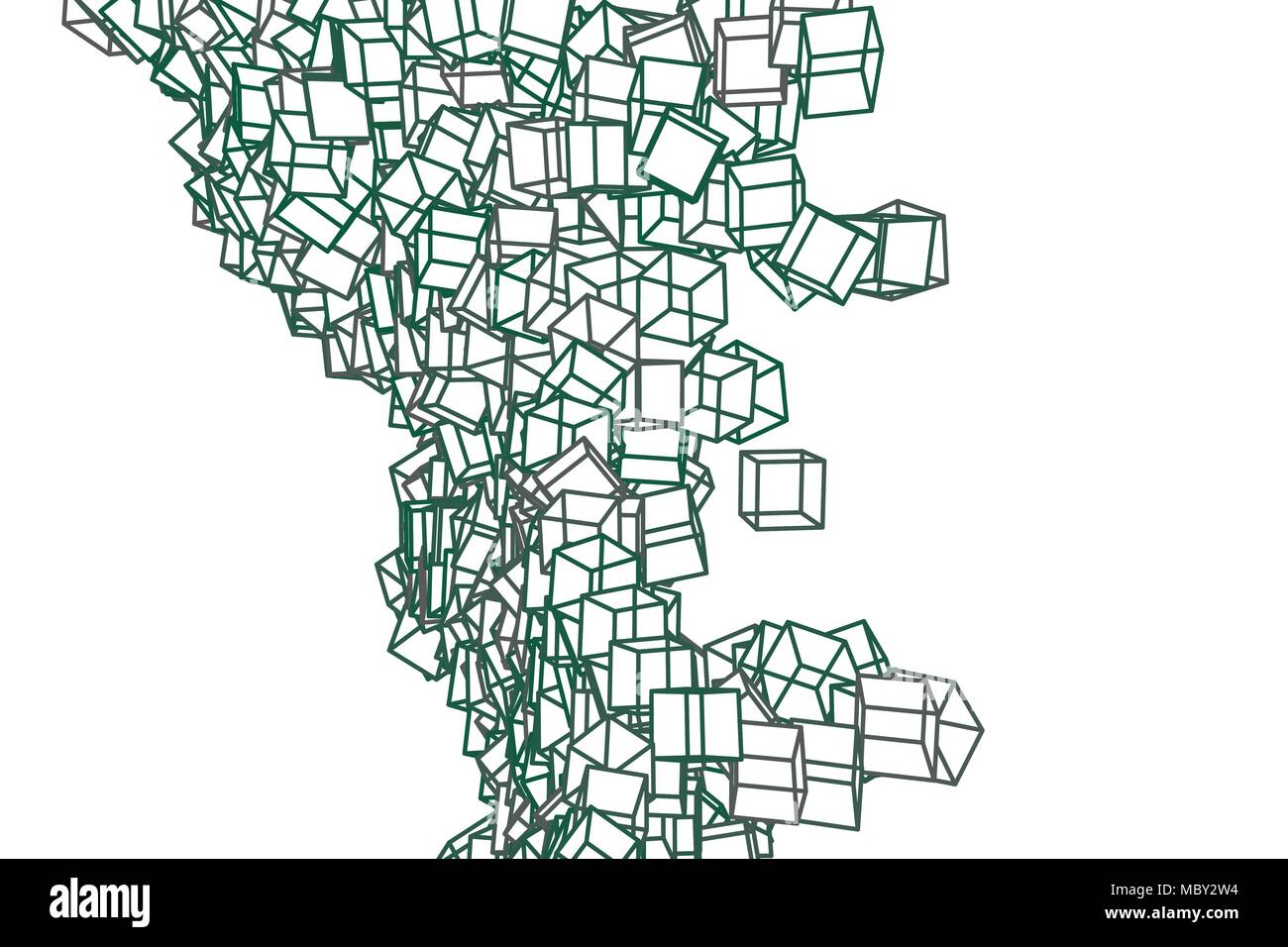 Abstract background with shape of square, rectangle pattern. 3D ...