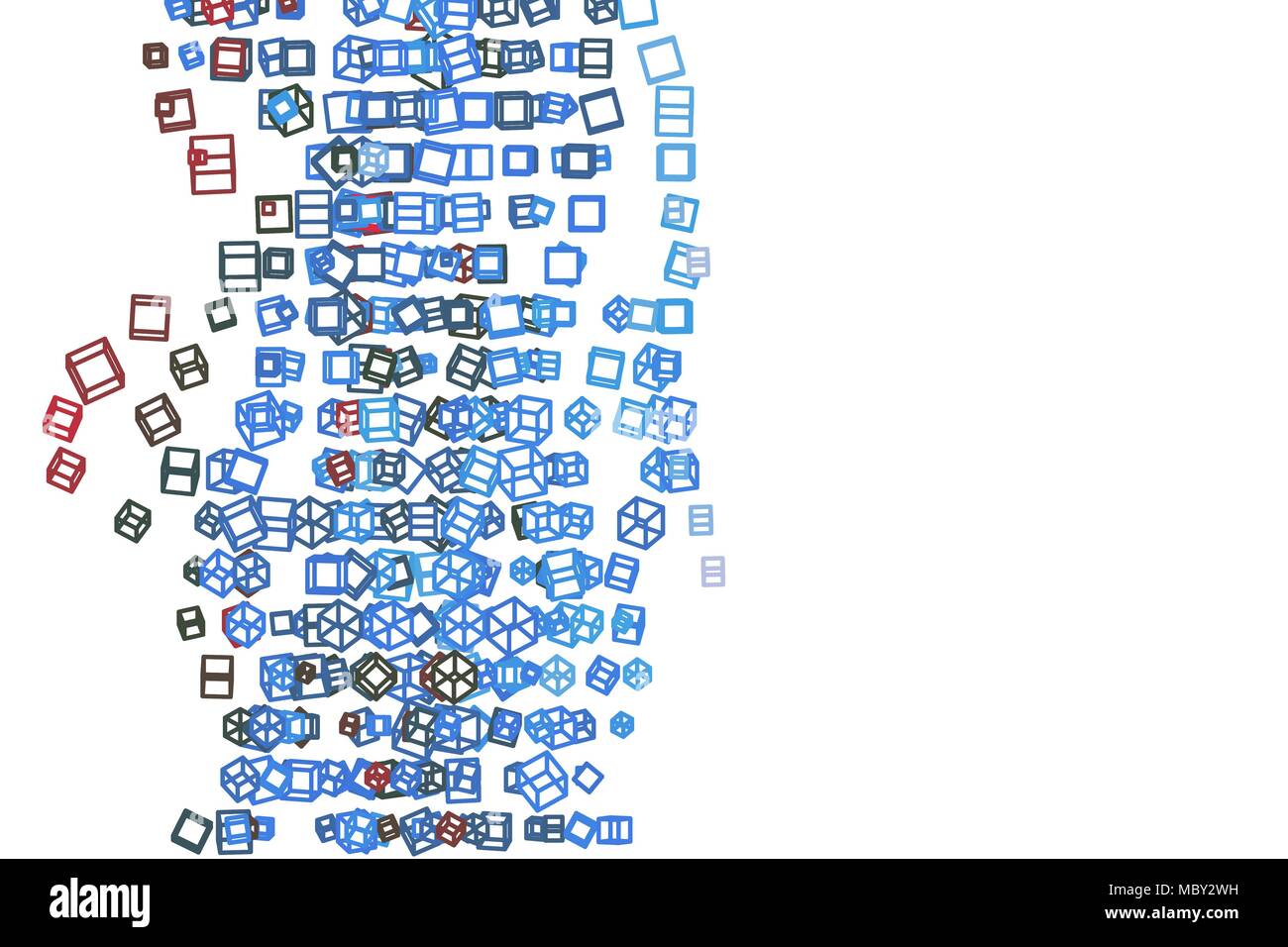 Abstract conceptual square, rectangle pattern. Good for web page ...