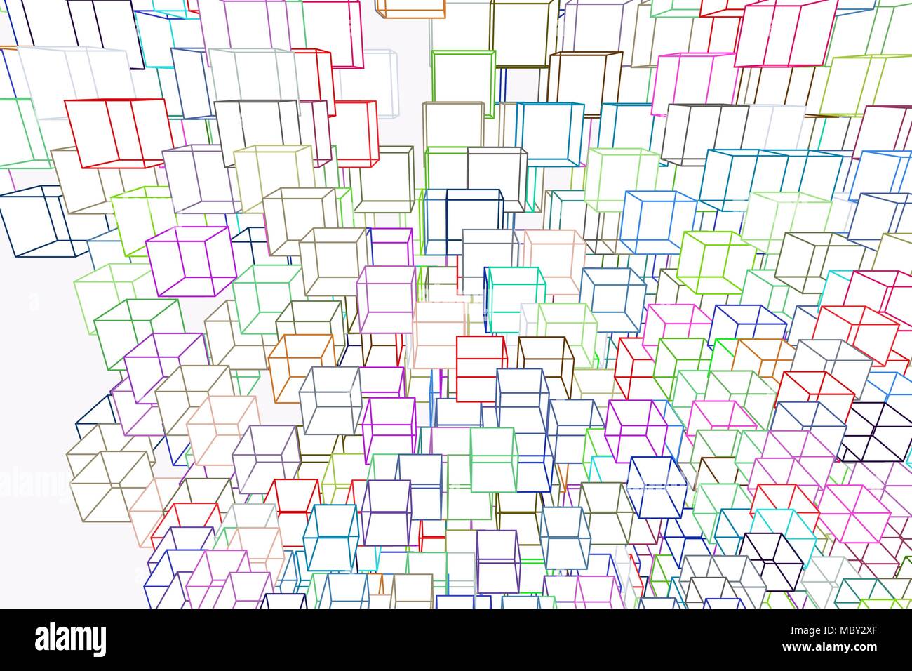 Abstract conceptual square, rectangle pattern. Good for web page, graphic design, catalog ...