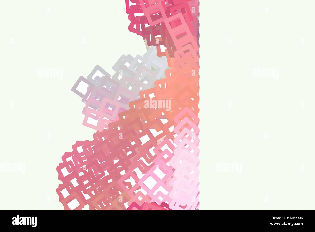 Modern Geometrical Square Rectangle Background Pattern Abstract 3d Perspective View Vector