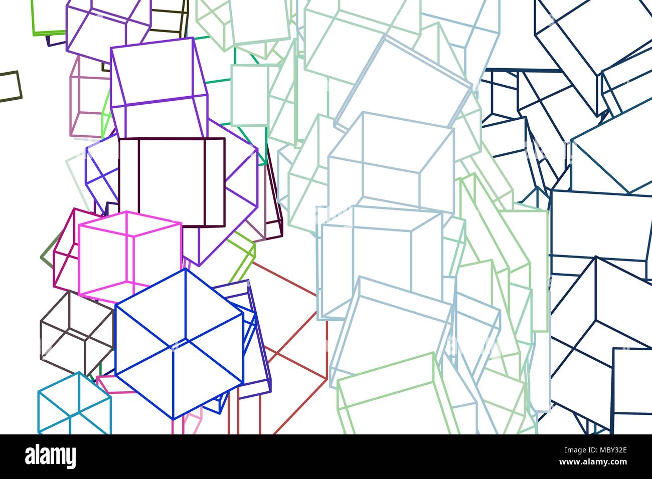 Abstract Geometric Square Rectangle Pattern Colorful And Artistic For Graphic Design Catalog