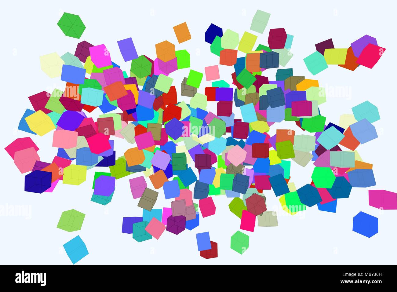 Shape Of Square Rectangle Abstract Background Pattern 3d Perspective View Vector
