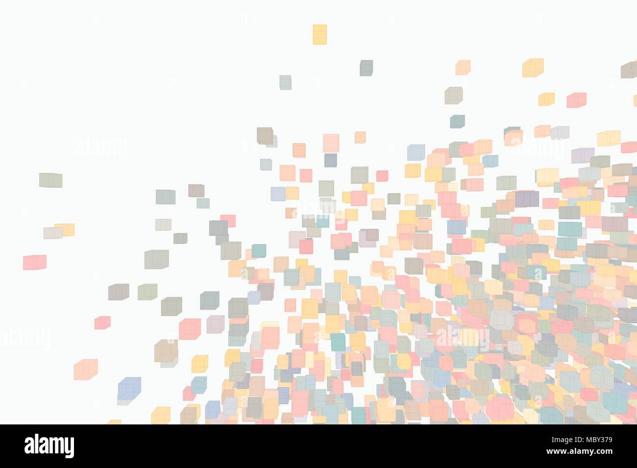 Background Abstract Square Rectangle Pattern For Design 3d Perspective View Vector