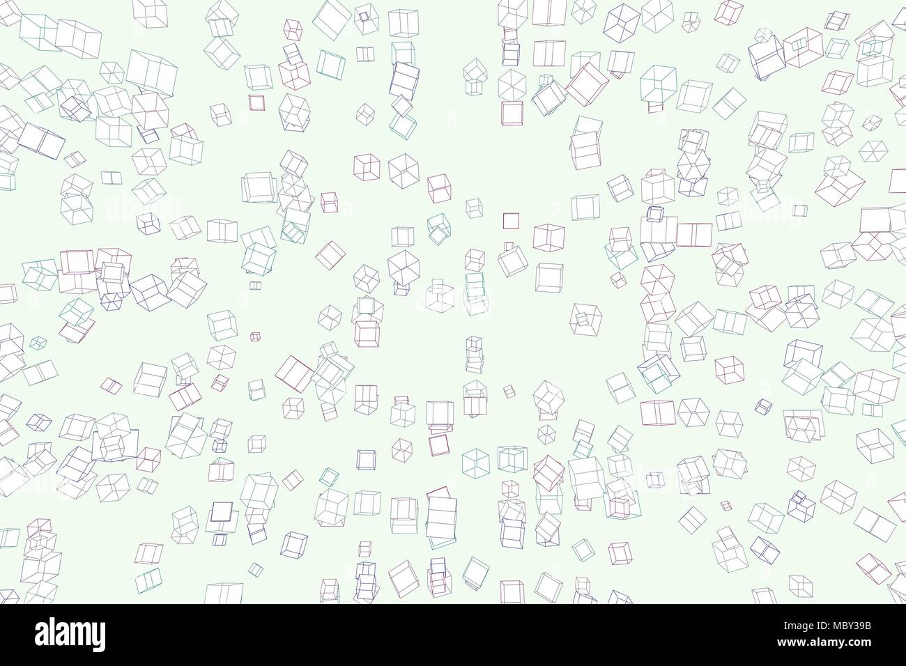 Abstract conceptual square, rectangle pattern. Good for web page, graphic design, catalog ...