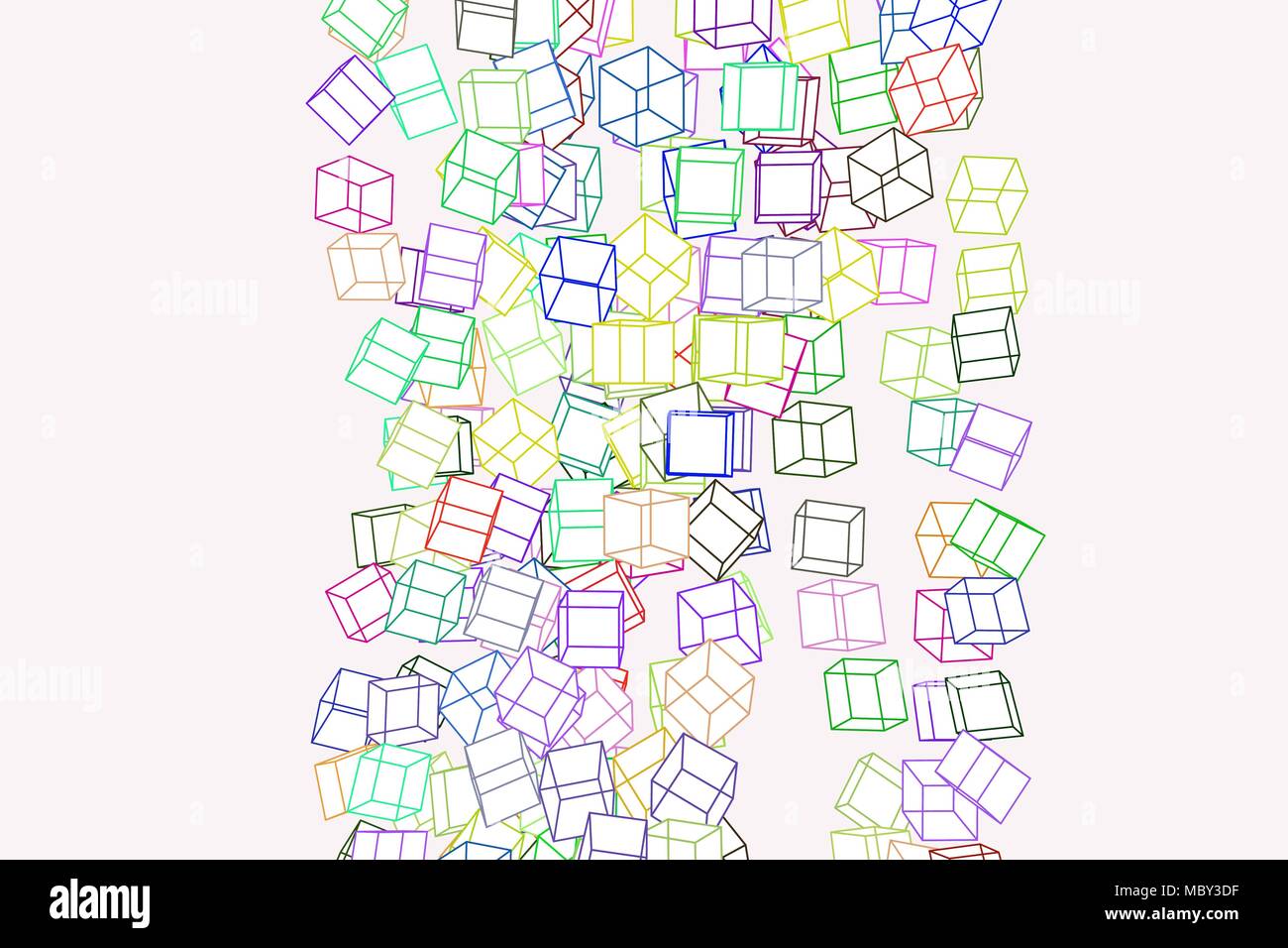 Abstract Geometric Square Rectangle Pattern Colorful And Artistic For Graphic Design Catalog