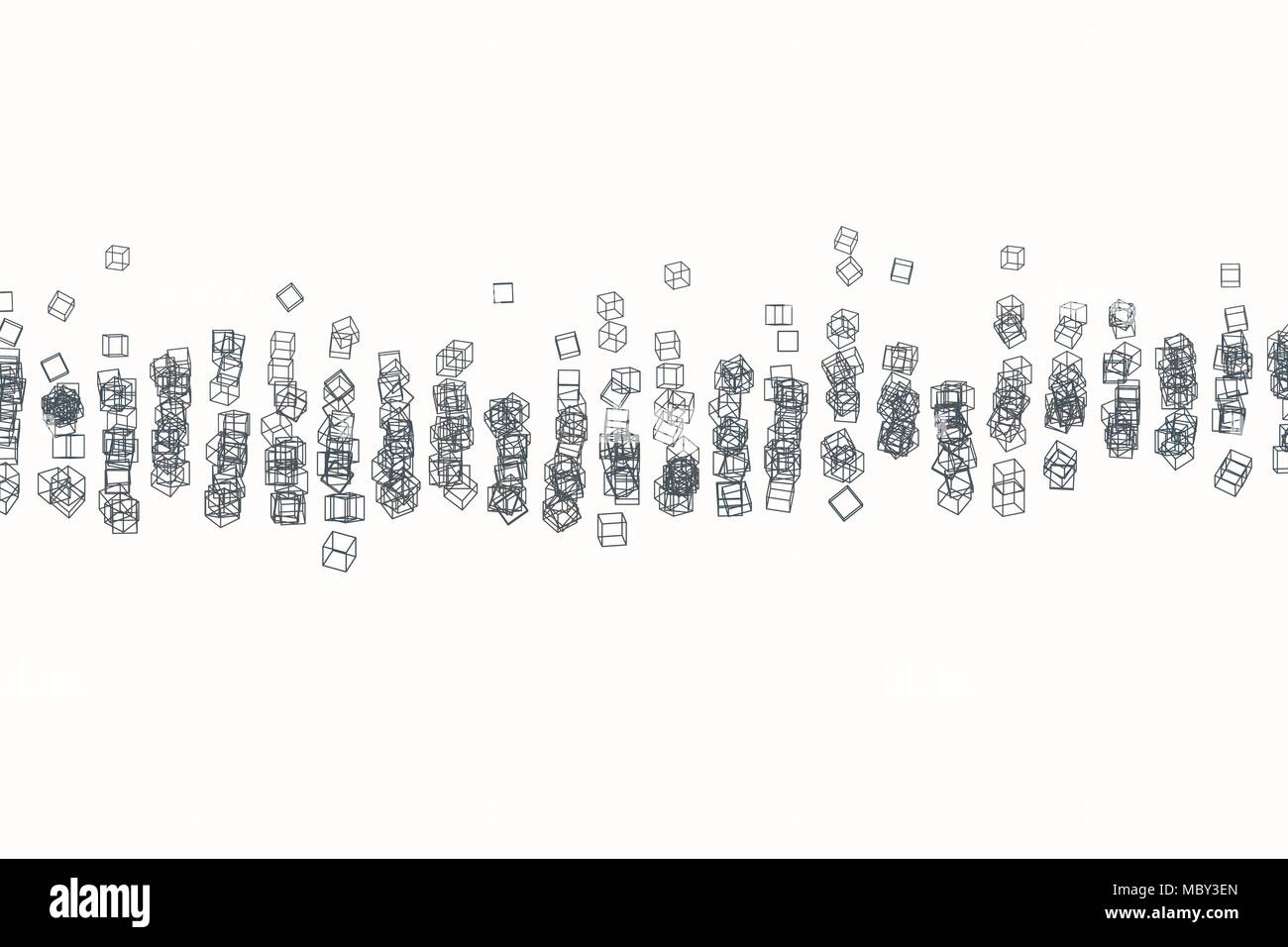 Conceptual Background Square Rectangle Pattern For Design 3d